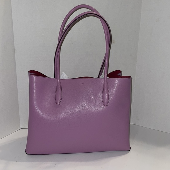 kate spade | Bags | Kate Spate New York Eva Pink Mauve Tote Large Nwt ...